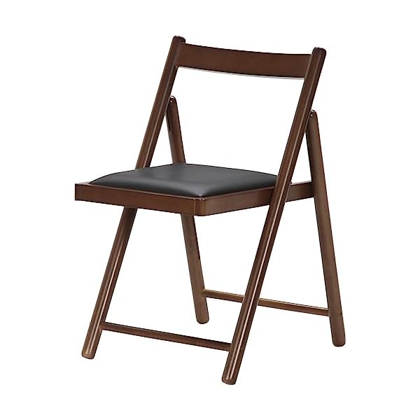 不二貿易 折りたたみチェア 椅子 幅43×奥行53×高さ70cm ミディアムブラウン 完成品 クッション付き 天然木 軽量 持ち運び簡単 ミラン 95783ブランド不二貿易(Fujiboeki)色ミディアムブラウンモデル95783商品説明【...