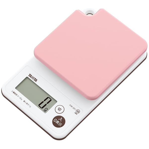 タニタ クッキングスケール はかり キッチン 料理 2kg 1g単位 防水 洗える 丸洗い 最短1秒ではかれる ピンク KW-201-PKブランドTANITA色9)ピンクモデルKW-201-PK商品説明【商品概要】計量範囲:0～2kg 最小...