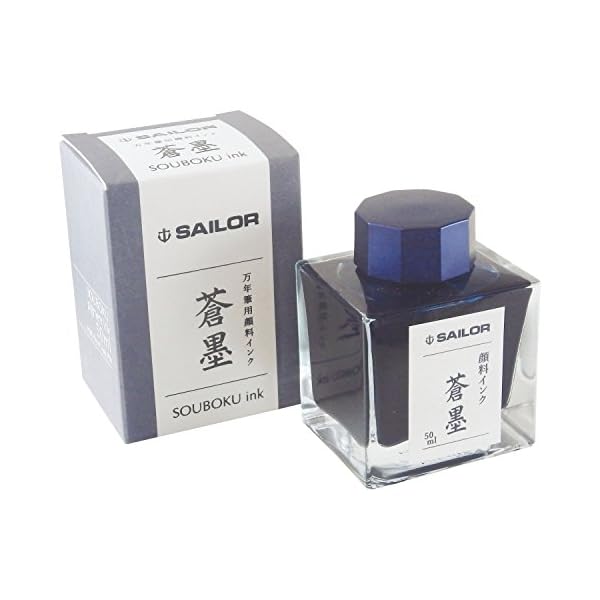 セーラー万年筆 万年筆 顔料ボトルインク 蒼墨 50ml 13-2002-244ブランドセーラー色蒼墨モデル13-2002-244商品説明【商品概要】【インク】超微粒子顔料【容量】50ml【特長】目詰まりしにくく、染料インクと変わらない快適...