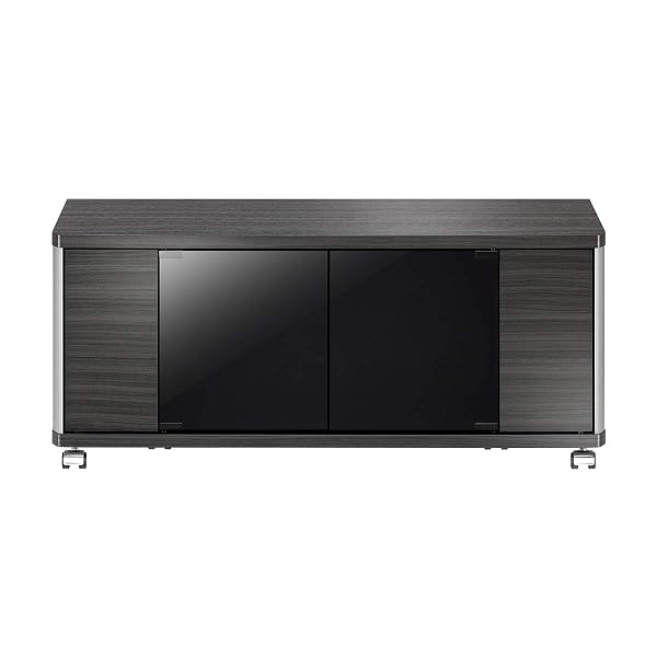 朝日木材加工(Asahiwood) テレビ台 GD ~43型 アッシュグレー 幅95.8×奥行39×高さ41.8cm 扉付き 強化ガラス 飛散防止フィルム キャスター付き AS-GD960Hブランド朝日木材加工(Asahiwood)色アッシ...