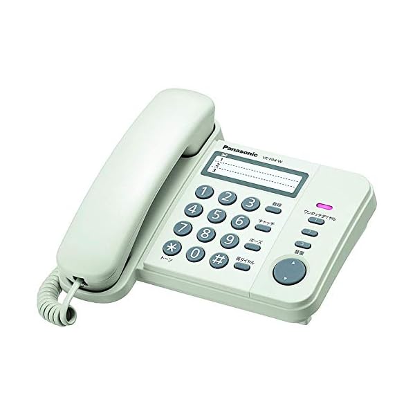 パナソニック 電話機 親機のみ ホワイト VE-F04-Wブランドパナソニック(Panasonic)色ホワイトモデルVE-F04-W商品説明【商品概要】簡単に電話をかけられる「ワンタッチダイヤル(3件)」スペースを有効に使える「壁掛け設置」...