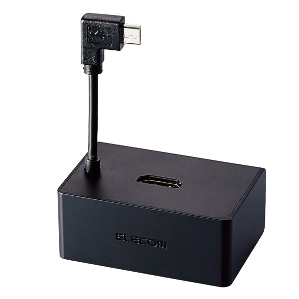 エレコム スタンド型アダプター Wi-Fi テレビ用 Fire TV Stick/Fire TV Stick 4K /4K Max対応 LANポート付 DH-FTHDL01BKブランドエレコム(ELECOM)色ブラックモデルDH-FTHDL...