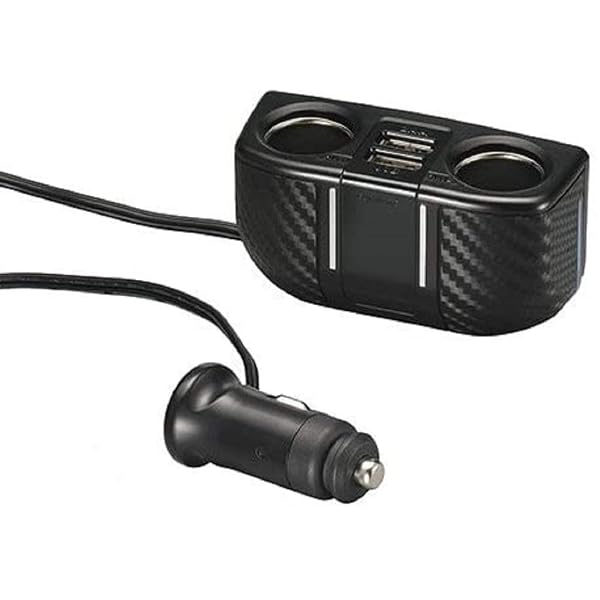 カーメイト(Carmate) 車用 増設ソケット ソケット2連 USB2連 ケーブル 長さ1m 2.4A カーボン調 DZ273ブランドカーメイト(Carmate)色1mコードモデルDZ273商品説明【商品概要】生産国:中国カーソケット2穴...
