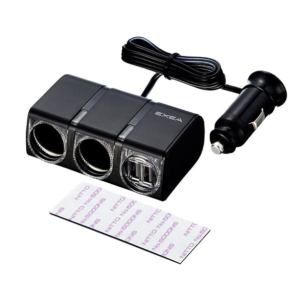 星光産業 EXEA 車内用品 電源増設ソケット USBツインソケット 24V EM-152ブランドEXEA色ブラックモデルEM-152商品説明【商品概要】24V車にも対応した2連ソケットとUSB2ポート(合計2.4A)USBポートは自動判別...