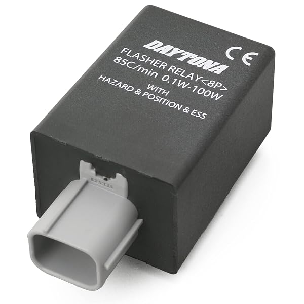 デイトナ(Daytona) バイク ウインカーリレー LED対応 ホンダ 8ピン(0.1W~100W) ハザード + ポジション + ESS対応 17575ブランドデイトナ(Daytona)色モデル17575商品説明【商品概要】ウインカーを...