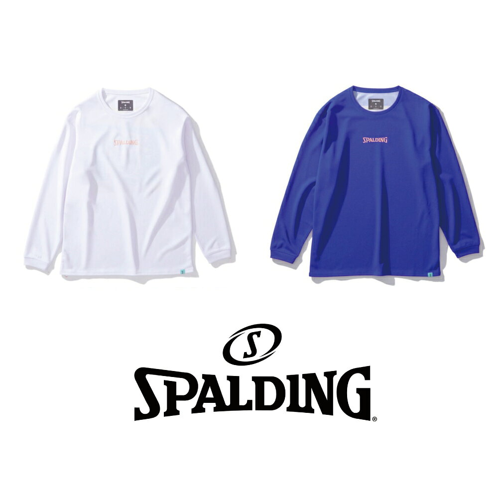 SPALDING SJT24169S ジュニア ロングスリーブ Tシャツ スポンジ・ボブ ビッグフェイス ●素材：ポリエステル100％ ●サイズ展開：130,140,150,160cm ●カラー展開：ホワイト、ディープシー ●生産国：中国 ...