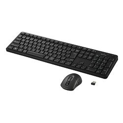 ※メーカー在庫限りのため、完売の場合はご了承ください。 バッファロー BSKBW340SBK 無線2.4GHz 静音 フルキーボード マウスセット 日本語 ブラック JANコード：4950190384762 メーカー製品型番：BSKBW34...
