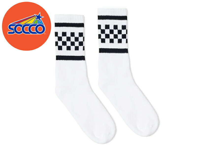 1970年代に西海岸のスケーターが愛用していたラインソックスを忠実に再現したソックス専門ブランドSOCCO。 くるぶしから下のフット部分は厚手でクッション性が高く、レッグ部分の一部はリブ編みでフィット感の良い履き心地になっています。ラインと...