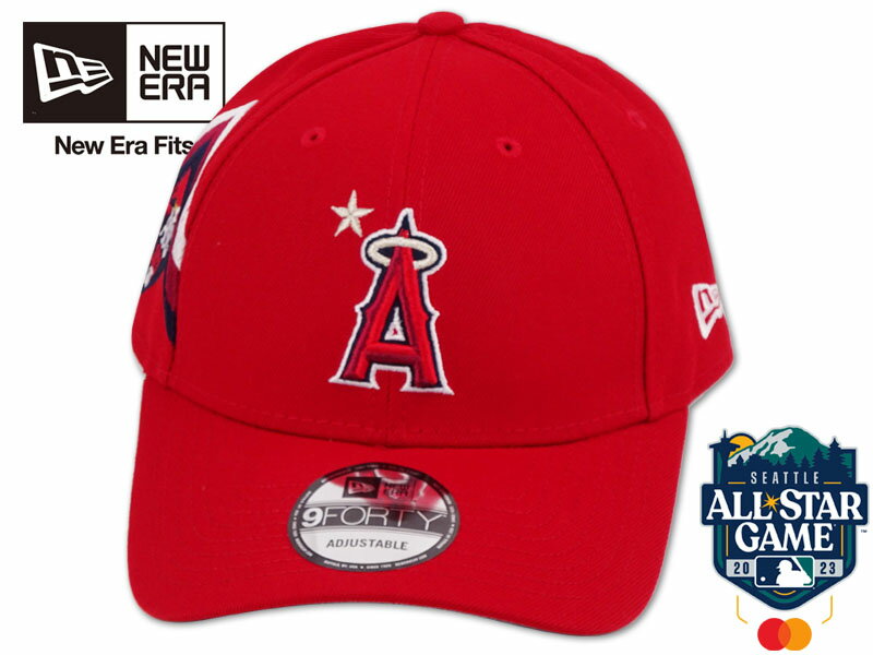 2023年7月11日シアトルにて開催された2023MLB オールスターゲームの9FORTYワークアウトキャップ。サイドのZIGZAG刺繍とASG2023刺繍が特徴 サイズ　:FREE SIZE、 素材　：ポリエステル