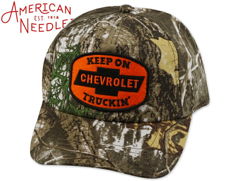 カモ柄のウォッシュドツイル地に企業ロゴワッペンを配置。ご存知アメリカ合衆国の自動車メーカーのシボレーのキャップ。 SIZE:FREE SIZE