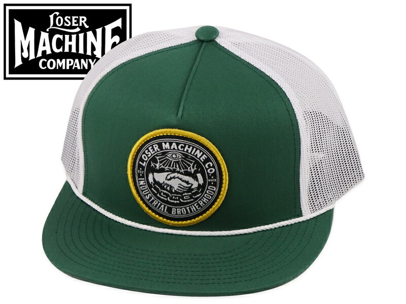 フロントパネルにサークルパッチ付き。メッシュキャップスタイルです。 SIZE:FREE SIZE　