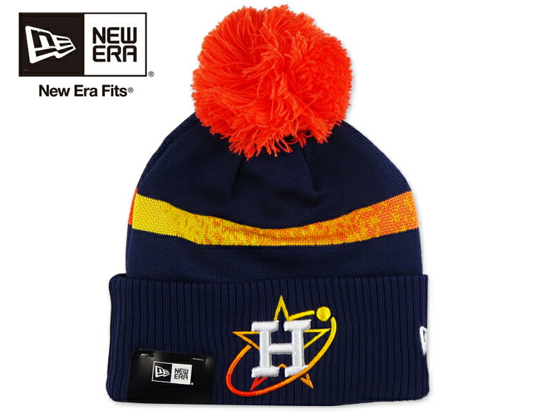 US企画　City Connect Pom Knit。MLBのフランチャイズ都市のフォントジャカードデザイン。折り返し部分にはチールCITY CONECTロゴ立体刺繍。サイドNEフラッグ バックはMLBロゴをチームカラー刺繍。 平置き：縦：...