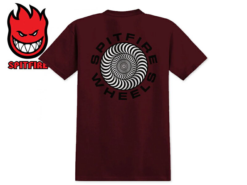 ☆憎めないロゴキャラクターが世界中で支持される人気ウィールブランド【スピットファイヤー】！！ バックのもレトロな“CLASSIC 87′ SWIRL”ロゴ。 L：着丈約77cm、身幅約55cm XL：着丈約77cm、身幅約59cm