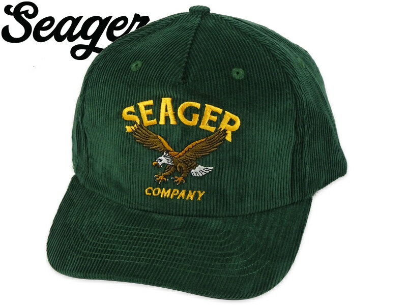 南カリフォルニアで創設されたSEAGER（シーガー）は、「サーフィン」・「スケートボード」・「アウトドア」などの要素を、クラシックなサーフスタイルとウエスタンスタイルに融合させたプロダクト。 イーグルアート刺繍入りのコーデュロイスナップバッ...