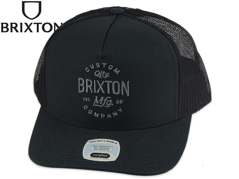 フロントにはBrixton MFG Companyのグラフィックをダイレクト刺繍で配置。しっかりとした芯ありの5パネル構造を採用スナップバック。 サイズ　：　フリーサイズ 素材　：　ポリエステル、コットン