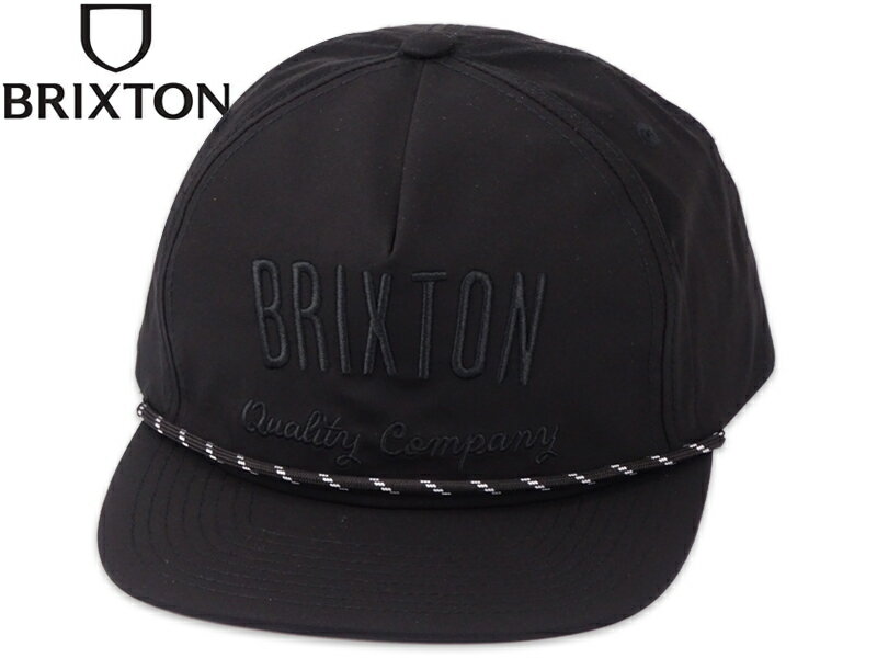 DOLAN STEARNSやKENNY ANDERSON等所属でお馴染みのブリクストン。 ナイロン素材を使用した伸縮性がある5パネルのCAP。レタリングをダイレクトでフロントに刺繍 ブリムロープも付属。マットな質感のナイロン×スパンデックス...