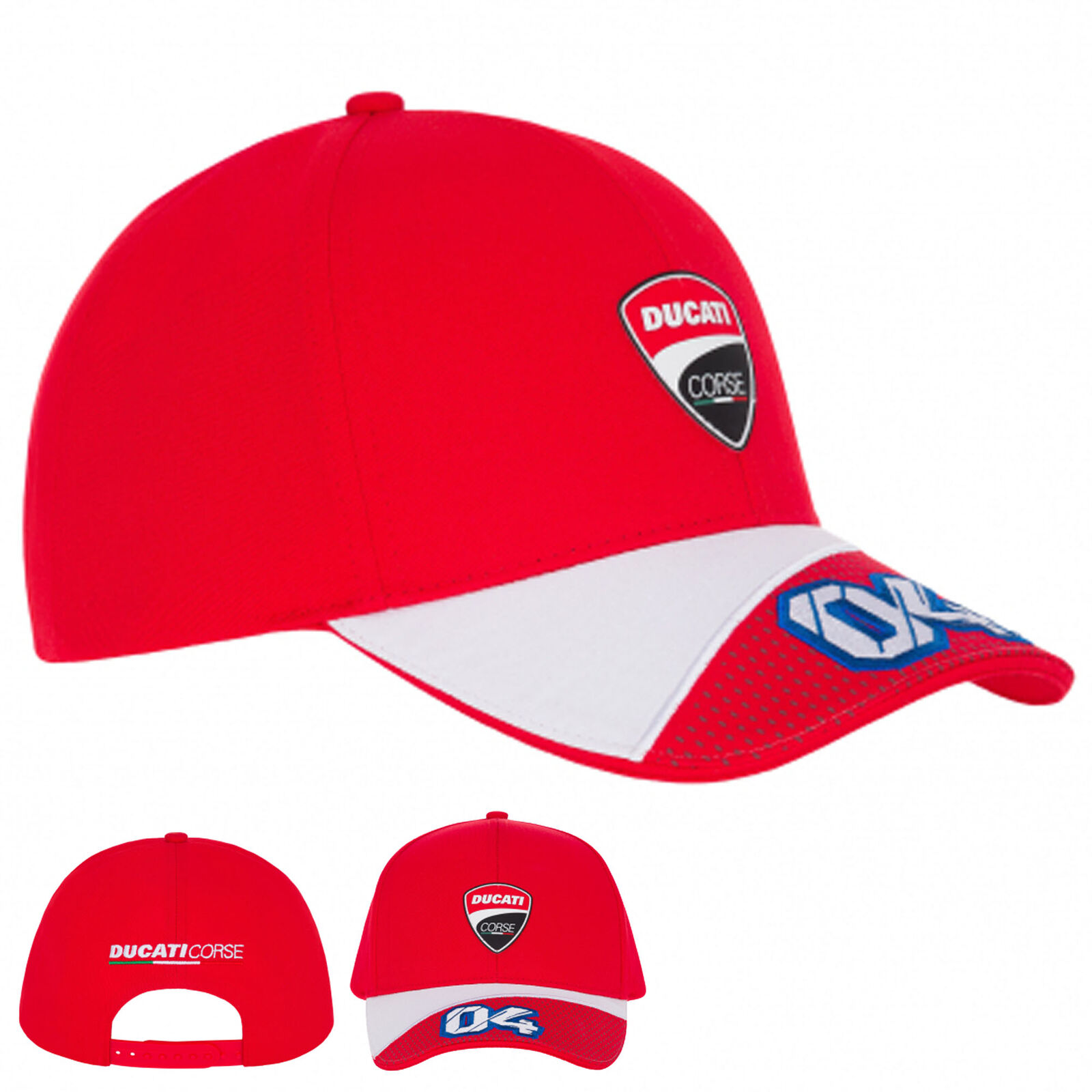 Andrea Dovizioso #04 Ducatiのキャップです。 SIZE:ONE SIZE *こちらは海外倉庫からの発送のため、お届けまでに約2週間ほどお時間が掛かります。