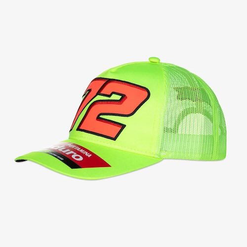 Marco Bezzecchi #72 メッシュキャップです。 素材:100% ポリエステル *こちらは海外倉庫からのお取り寄せのため、お届けまでに約2~3週間ほどお時間が掛かります。 お客様の都合による返品、交換は受付を致しかねますのでご...