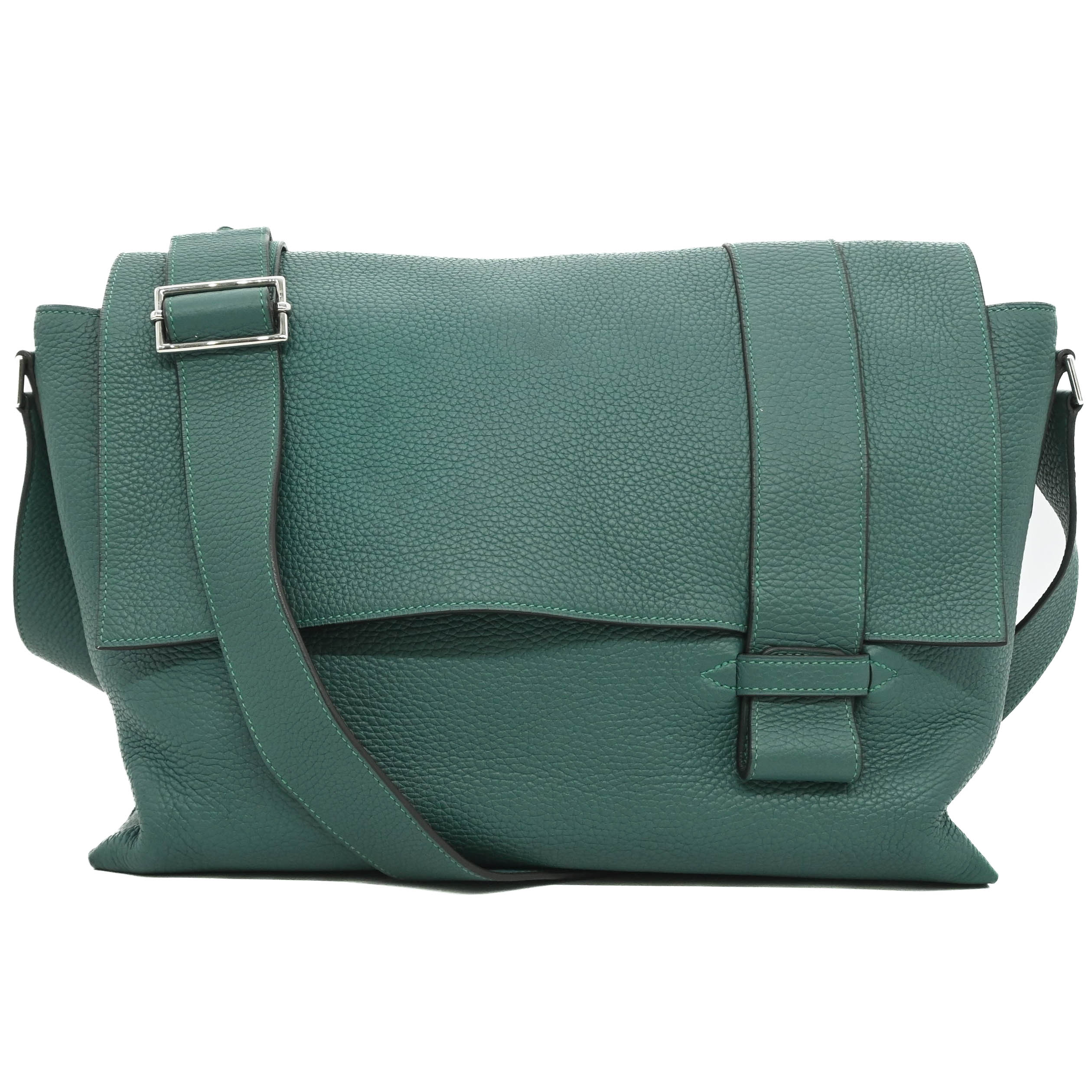 【商品詳細】 商品番号：250697 ブランド：エルメス 商品名：サックアルフレッド 製番：R刻印（2014年ごろ製造） サイズ：（縦）24cm（横）34cm（奥行）10cm 仕様：内側ポケット×4、内側ファスナーポケット、 材質： トリヨ...