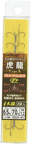 虎の牙6.5号/龍の爪7.0号-/-/RG-A33N・Style:虎の牙6.5号/龍の爪7.0号PatternName:4本錨8組(RG-A33N)・パッケージ個数:1・鈎(虎の牙)(号):6.5・鈎(龍の爪)(号):7・ハリス(号):1....