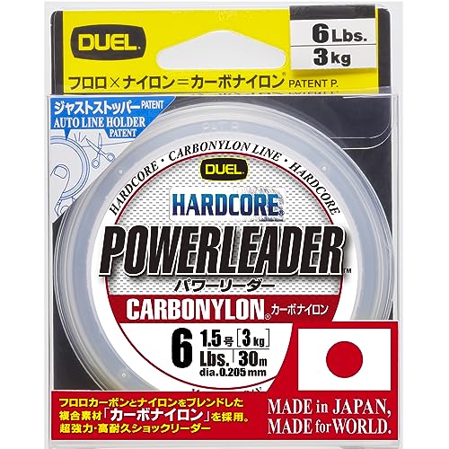 6Lbs(1.5号)クリアー/6Lbs(1.5号)/H3436・Style:6Lbs(1.5号)PatternName:30m・パッケージ個数:1・素材:カーボナイロン/全長:30m/1.5号/6LbS・標準直線強力: 3.0kg・クリアー...