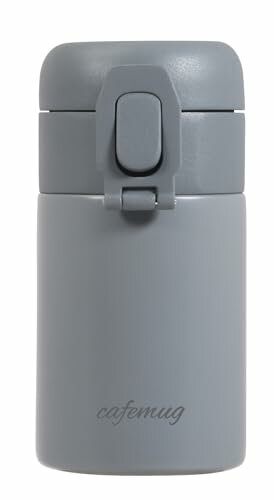 ワンタッチダークグレー/200 ml/HC-836・Color:ダークグレーSize:200 mlStyle:ワンタッチ・パッケージ個数:1・製品サイズ:(約)幅6.5×奥行8×高さ13cm、実容量/0.2L、保温効力/48度以上(6時間)...