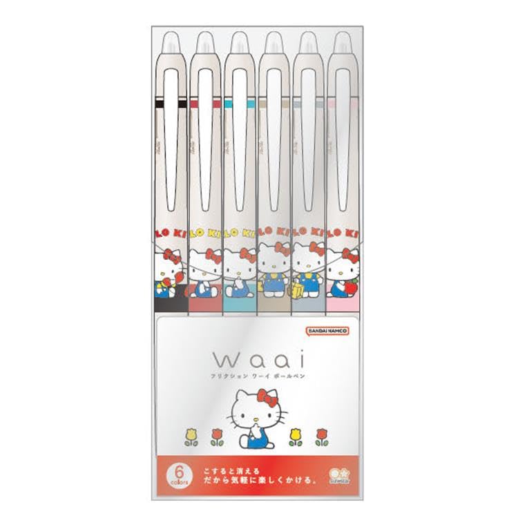 ハローキティ/-/S4597524・パッケージ個数:1・フリクションWaaiのハローキティコラボ・【特長】トレンドを取り入れた[フリクション Waai]のキャラクターデザイン6本セット・【ボール経】0.5mm【替芯】LFBKRF 【インク】...