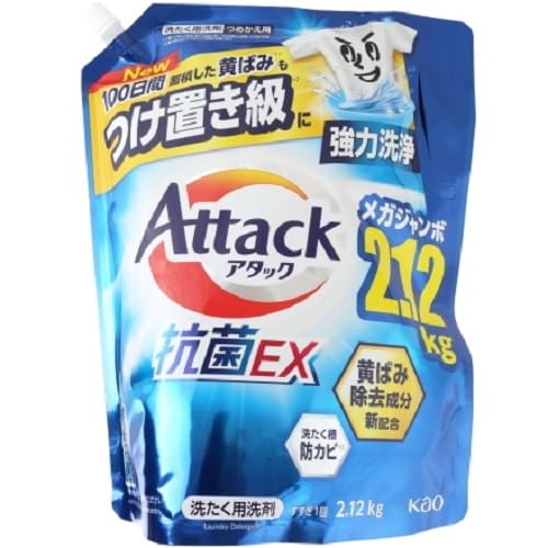 -/並/-・パッケージ個数:1・常温花王 アタック抗菌EX 詰替 メガジャンボ 2120g