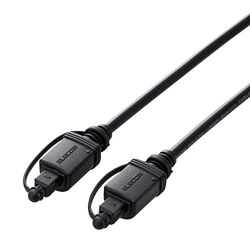 ブラック/2m/DH-OPT20BK・Size:2m・パッケージ個数:1・テレビ、AVアンプなど光デジタルによるオーディオ出力を持つ機器を、サウンドバー、HDD機器、DVD機器など光デジタル入力を持つ機器へ接続するための光デジタルオーディオ...
