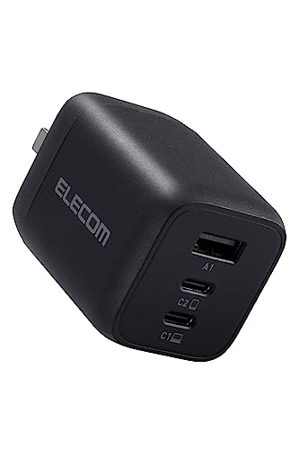 BK/-/MPA-ACCP4465BK・パッケージ個数:1・USB Type-C(TM)(USB-C(TM))ポートとUSB-Aポートの合計3ポートを搭載し対応するスマートフォン、タブレット、ノートパソコンなどを充電できる、GaN(窒化ガリ...
