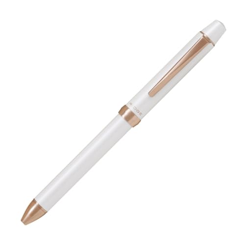 3+1【0.7mm】5SRパールホワイト/-/BTHRT5SRPW・Color:パールホワイト・パッケージ個数:1・カラー：[本体]パールホワイト [インキ]黒／赤／青・本体サイズ（約）：最大径11.7×全長139mm、ペン先：細字0.7m...