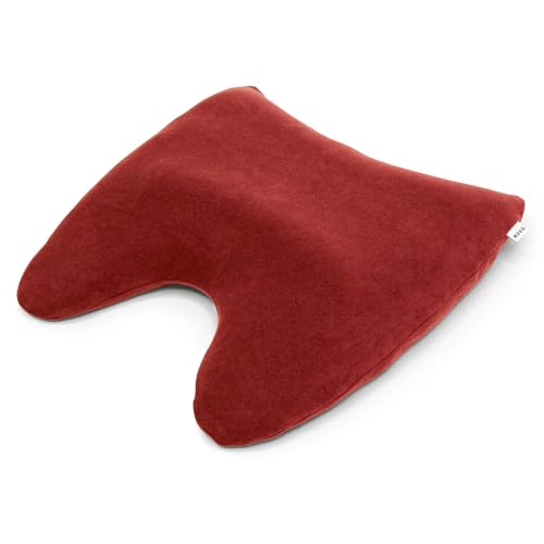 レッド/-/-・Color:レッド・【肩が重くてお悩みの方へ】ビーズクッションでおなじみ「MOGU」（モグ）のビーズ枕がリニューアル！睡眠時に感じる「肩にかかる重み」を軽減させるまくら。中材には体圧分散性に優れた直径1mm以下の超極小パウダ...