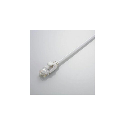 [商品名]エレコム Gigabit やわらかLANケーブル(Cat6準拠) LD-GPY/WH7 お得 な 送料無料 人気代引き不可商品です。代金引換以外のお支払方法をお選びくださいませ。配線スッキリ。取り回しがしやすい"やわらかLANケー...