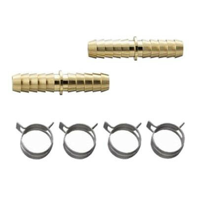 バスルーム用の金具セットです。サイズ個装サイズ：2.4×12.4×8.1cm重量個装重量：112g仕様バスルーム用金具2個、バンド4個入生産国日本(A)おまけつき（商品とは関係ありません）別送15Aホース用のペアホース金具セット。バスルーム...