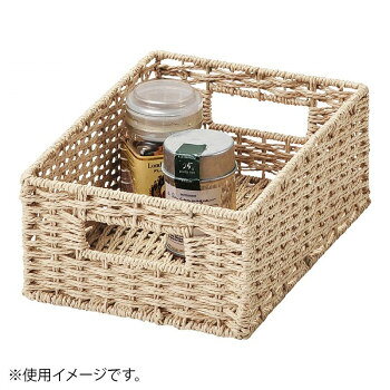 カラーボックス等へスッキリ収納できるシンプルなカゴです。※モニターの設定により、現物の色味と異なる場合があります。ご理解のほど宜しくお願いいたします。サイズW18×D26×H10cm個装サイズ：20×28×12cm重量個装重量：150g素材...