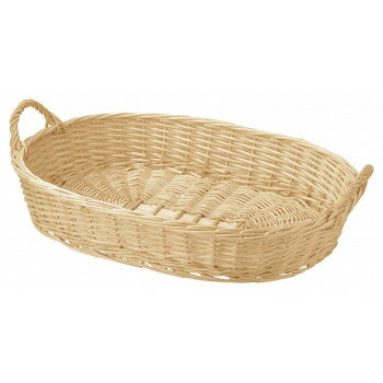 大きめの浅型バスケットです。サイズW68×D48×H13(19.5)cm個装サイズ：68.0×48.0×20.0cm重量個装重量：800g素材・材質柳生産国中国(A)おまけつき（商品とは関係ありません）別送fk094igrjs