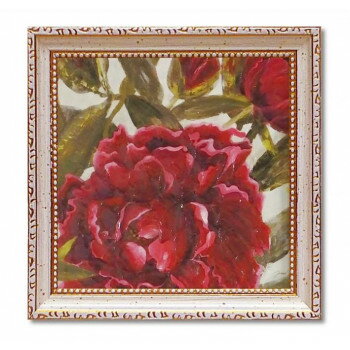 ドイツ男性作家であるジャーゲン ゴッツクラグの絵と、額がセットになった商品です。絵の表面を特殊な透明ゲルを使って凹凸加工を施し、油絵のような質感を出しています。100%アクリル製の材質で、優れた柔軟性と耐水性があります。紫外線にも強く、油絵...