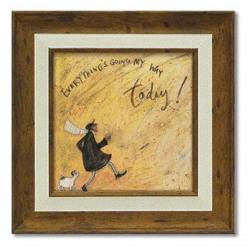 絵と額がセットになった商品です。作家:サムトフト(イギリス女性作家)スイートピー色のウサギ・犬と共に仕事と生活をブライントンで過ごしている。技術学校を卒業後、アートを学びたいと思い、2003年リバプールの美術学校でたくさんの感性を磨いた。ギ...