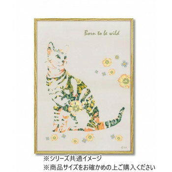 絵と額がセットになった商品です。※フレームに吊り金具がついておりますので、付属の紐を結び、壁側金具に掛けてご使用ください。サイズW17×H23.5×D3.5cm、フレーム幅:4mm、スーパースリムフレームの厚み:3.5cm個装サイズ：5.5...