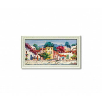 絵と額がセットになった商品です。サイズ外寸:W68.5×H38cm個装サイズ：4.0×70.0×40.0cm重量約1.3kg個装重量：1500g素材・材質樹脂フレーム仕様絵の表面:特殊ゲル加工生産国日本(B)おまけつき（商品とは関係ありませ...