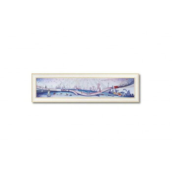絵と額がセットになった商品です。サイズ外寸:W82×H22cm個装サイズ：4.0×83.0×23.0cm重量約0.8kg個装重量：900g素材・材質樹脂フレーム仕様絵の表面:特殊ゲル・ラメチップ加工壁掛け用生産国日本(A)おまけつき（商品と...