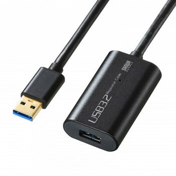 USB2.0の約10倍(5Gbps)の転送速度に対応したUSB 5Gbpsアクティブリピーターケーブルです。USB 5Gbpsのスーパースピードモード(規格値)に対応しています。USB 5Gbps信号を5m延長することができます。内部にリピ...