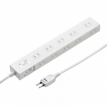 小型ACアダプタが差し込める(差込口ピッチ45mm)10個口電源タップ。iPadなどのタブレットの充電器接続に便利です。雷ガードを内蔵しており、恐ろしい雷から機器をガードします。雷ガード作動中確認ランプ付きです。一括集中スイッチ付きで、接続...