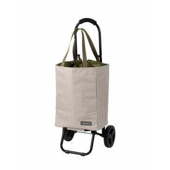 お店のショッピングカートに掛けられるので、お買い物中のカートの置場を心配する必要がありません。フックの角度は調整可能です。従来品よりも固定部分の幅を広げて安定感をアップさせました。また、タイヤの大型で安定感ある静かな機能はそのままに、デザイ...