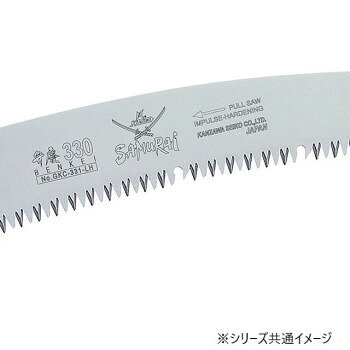 替刃。GKC-300-LH用です。※替刃のみのお届けです。サイズ全長:330mm個装サイズ：41×7×0.5cm重量112g個装重量：40g素材・材質鋸刃:炭素鋼生産国日本(B)おまけつき（商品とは関係ありません）別送fk094igrjs