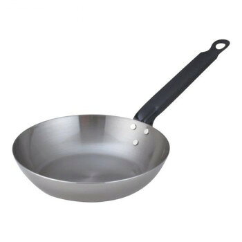 焼きムラが生じにくいので炒めものやステーキ、ソテーなどに向いています。電磁調理器に使用できます。サイズ内径182×深さ39mm、板厚1.6mm、底径120mm個装サイズ：33×19×10cm重量0.47kg個装重量：485g仕様IH対応(1...