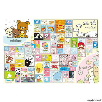 サンエックスのキャラクターたちが大集合!サイズ72×49cm個装サイズ：22×29×5cm重量個装重量：840g仕様ピース数:1000ピースパネルNo.101(C)2022 San-X Co. Ltd. All Rights Reserve...