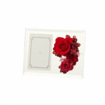 バラの大きさと色の濃淡の違いが美しいフォトミラーです。サイズ品寸:W20×H14.7×D4cm、内箱:W20.5×H15×D6.5cm個装サイズ：4.0×20.0×14.7cm重量360g個装重量：360g仕様クリアケース入生産国日本(B)...