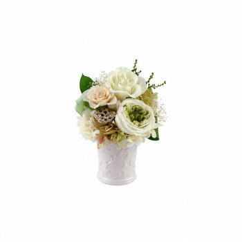 お供えにおすすめのお花です。サイズW14×H16×D14cm個装サイズ：14.0×14.0×16.0cm重量180g個装重量：180g仕様クリアケース入生産国日本(A)おまけつき（商品とは関係ありません）別送fk094igrjs