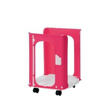 お部屋を彩る見せる収納。新聞や雑誌を、種類毎や家族でカラーを変えて楽しく収納できます。サイズ約330×270×385mm個装サイズ：39×31×38.5cm重量個装重量：665g素材・材質ベース・フレーム:ポリプロピレン、キャスター:ナイロ...